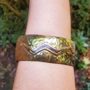 Jewelry | Rare Vintage Designer Celia Andrea Harms Brass Lightning Bolt ...